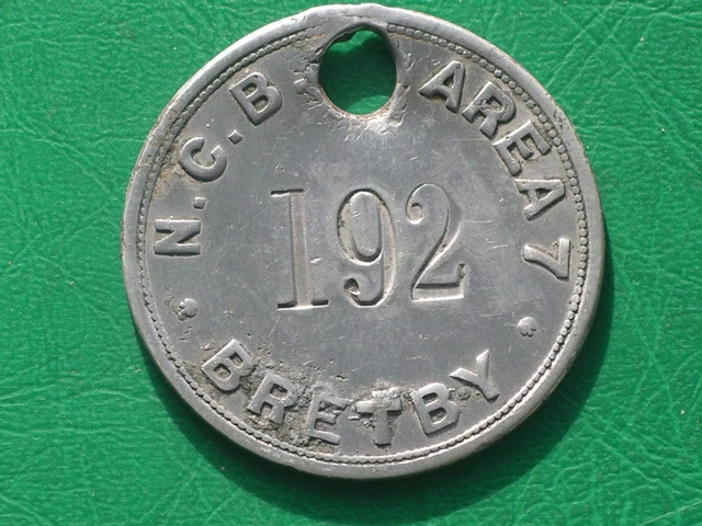 BRETBY COLLIERY DERBYS closed 1962 scarce NCB pit check miners coal ...