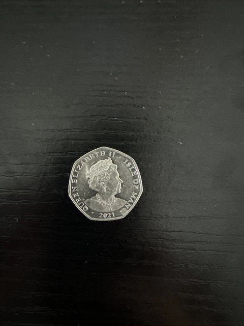 SUPER RARE, ILLUMINATI, Goat, Devil 50 Pence Coin, Collectable, Isle Of ...