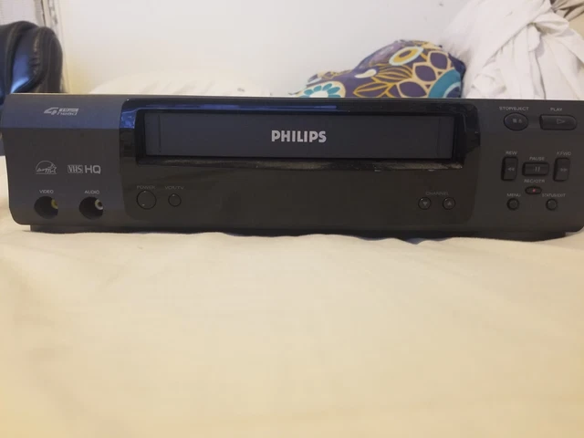 PHILIPS VCR VHS Recorder Player VRB411AT22 £72.36 - PicClick UK