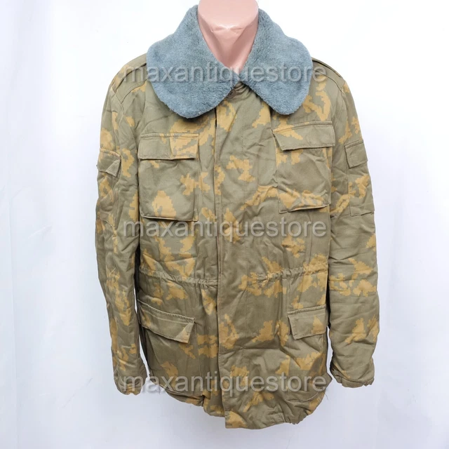 SZ.52-6 XXL BIRCH PV KGB Soviet Border guard Winter Jacket USSR Camo ...
