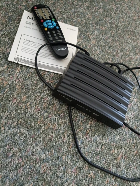 MATSUI M1STB09 SET Top Box Digital Freeview, telecomando, istruzioni TV ...