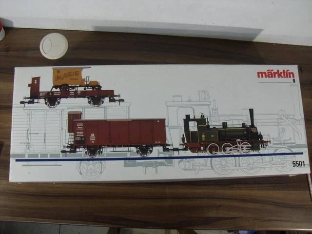 MÄRKLIN DAMPFLOK Zug Set T3 der KPEV top OVP Spur 1 EUR 475,00 ...