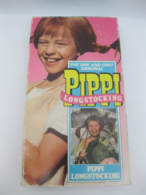 Pippi Longstocking Vhs Movie Tape Original 1973 1989 Inger Nilsson