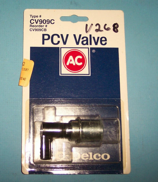 NOS AC DELCO PCV Valve CV909C Made in the USA EUR 10,81 - PicClick FR