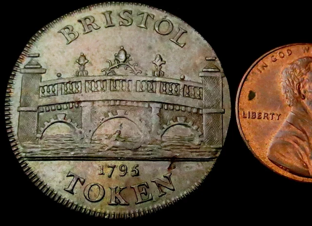 W981: EF 1795 Conder Token: Bristol - Niblock's: Two Men Taking ...