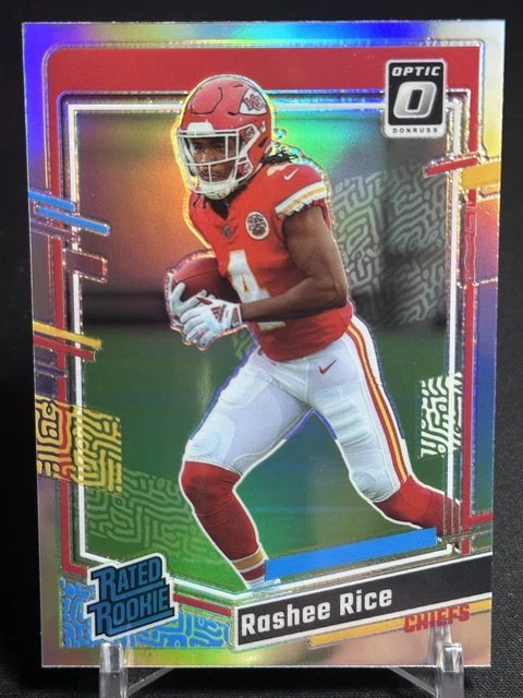 2023 PANINI DONRUSS Optic #257 Rashee riso olografico rookie RC Chiefs EUR 11,21 - PicClick IT