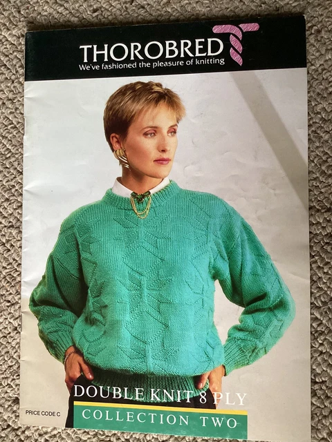 THOROBRED DOUBLE KNIT 8 ply Collection 2 - 9 Designs for Him & Her $5.50 - PicClick AU