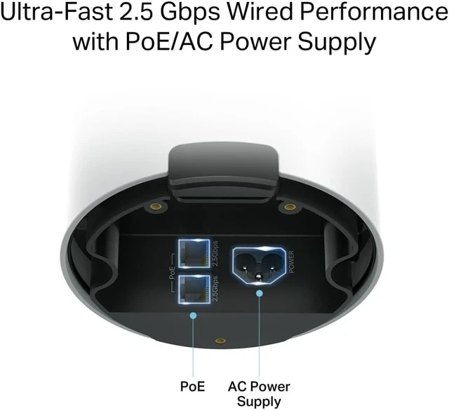 TP-LINK WI-FI 7 Deco BE25-Outdoor Mesh WiFi BE3600Mbps, External Access ...