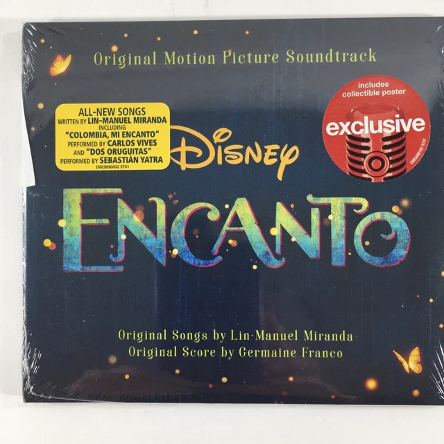 DISNEY ENCANTO ORIGINAL Motion Picture Soundtrack CD Lin-Manuel Miranda ...