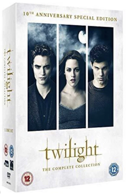 THE TWILIGHT SAGA 10th Anniversary Complete Collection DVD 2018 11 Disc ...