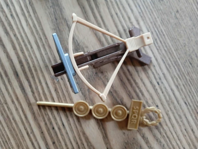PLAYMOBIL, BALISTE ET enseigne romaine, antiquité, Romain, Géobra ...