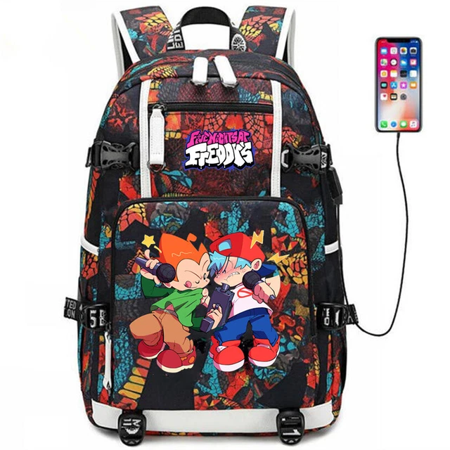 FRIDAY NIGHT FUNKIN FNF USB backpack Durable School bags laptop bag ...