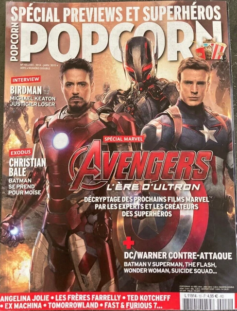 #10 POPCORN MAGAZINE, Avengers, DC Comics, Christian Bale, Fast and ...