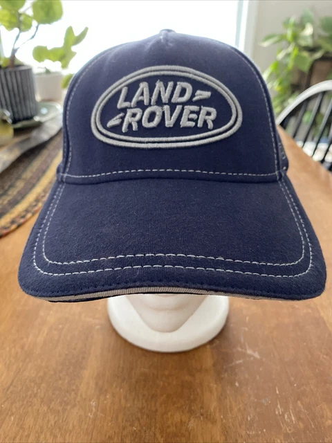 LAND ROVER EMBROIDERED Baseball Cap Hat, Blue Adjustable Band, Genuine ...