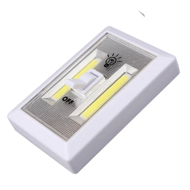 MINI LED LAMP Switch Wall Night Lights Battery Operated Cabinet Garage ...