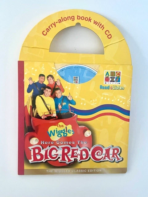 THE WIGGLES &HERE Comes The Big Red Car" Book And CD - 2009 release $3. ...