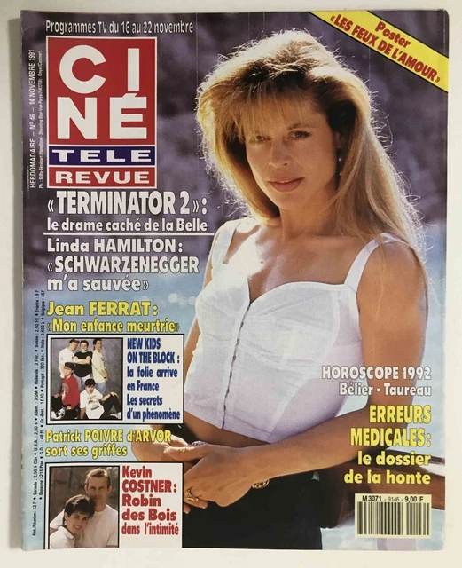 CINE REVUE N°46/1991-HAMILTON-JEAN FERRAT-SHIELDS-PATRICK JUVET-CLAUDE ...