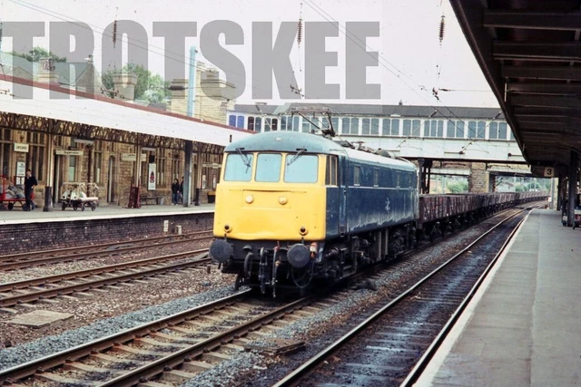 35MM SLIDE BR British Rail Electric Loco Class 85 85018 Lancaster 1983 ...