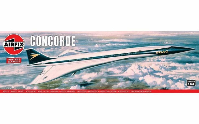 VINTAGE CLASSIC CONCORDE 1:144 Scale Model Set $70.93 - PicClick AU