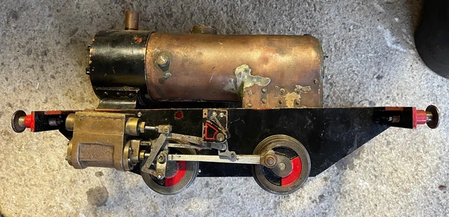 3 1/2” 3.5 Inch Gauge Tich Locomotive Live Steam 0-4-0 Copper Boiler ...