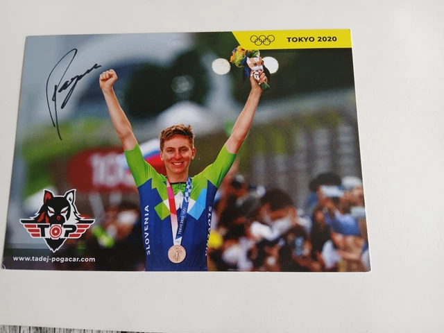 CYCLISME - AUTOGRAPHE - carte signée Tadej Pogacar EUR 20,00 - PicClick FR