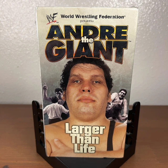 ANDRE THE GIANT “ Larger Than Life “ (VHS 1999 WWF ) NEW Sealed VHS NOS ...