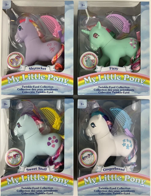 MY LITTLE PONY Twinkle Eyed 35th Anniversary 1980s G1 MLP Classic Comb ...