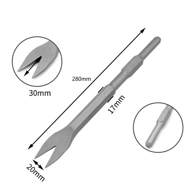 EFFICIENT TILE REMOVAL with Curved and Flexible Electric Hammer Chisels ...