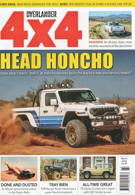 OVERLANDER 4 X 4 Magazine-March 2026-Ineos Grenadier, Honcho, Chevy ...