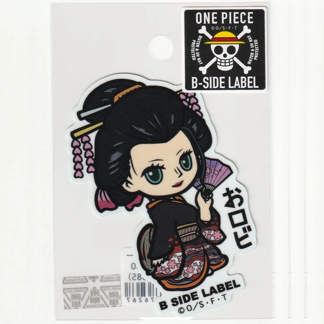 ONE PIECE X B-Side Label Sticker Nico Robin Orobi Japanese Anime F/S ...