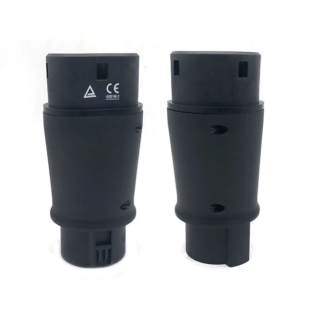 EV CHARGING ADAPTER Plug Type 1 to type 2 For Tesla 32A 7.2KW UK STOCK ...