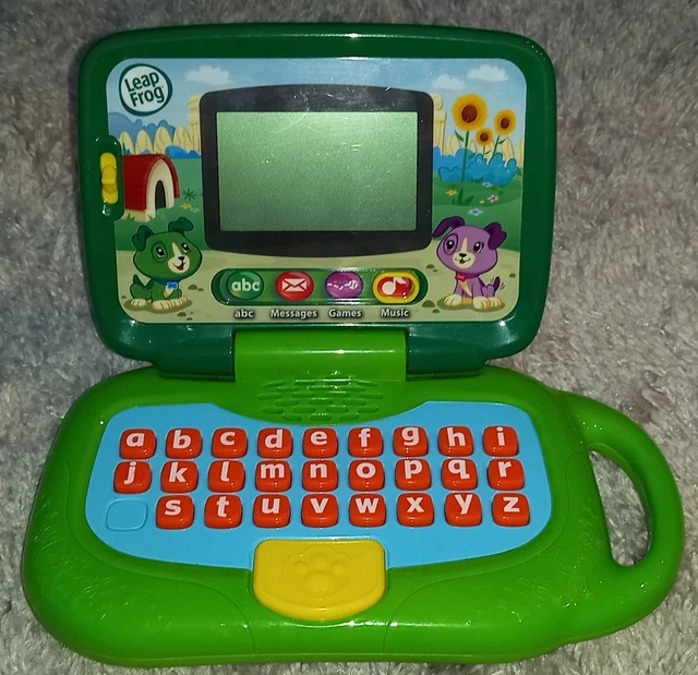 GREEN LEAPFROG MY Own Leaptop Learning Laptop £7.99 - PicClick UK