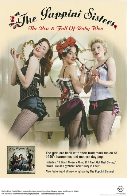 PUPPINI SISTERS AFFICHE - Rise & Fall De Rubis Woo - 27.9x43.2cm EUR 11 ... PUPPINI SISTERS AFFICHE - Rise & Fall De Rubis Woo - 27.9x43.2cm EUR 11 ...
