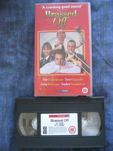 FILM FOUR. BRASSED OFF VHS VIDEO. Cert. 15. Ewan McGregor, Stephen ...