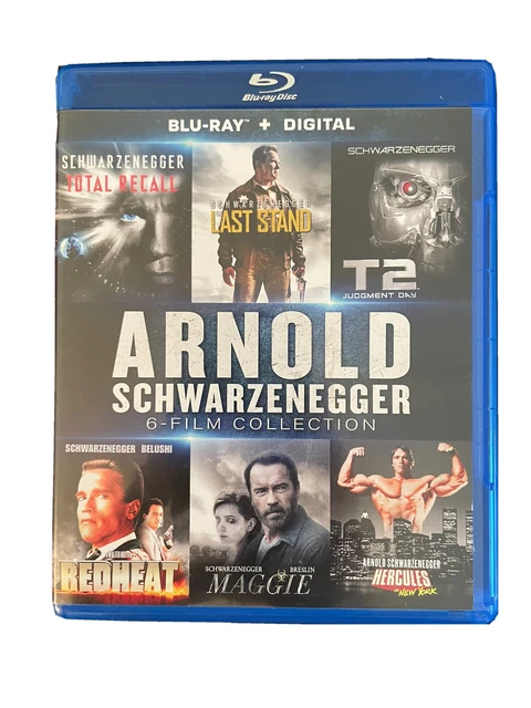 ARNOLD SCHWARZENEGGER 6 Film Collection Blu Ray - RARE ! POO ! - Total ...