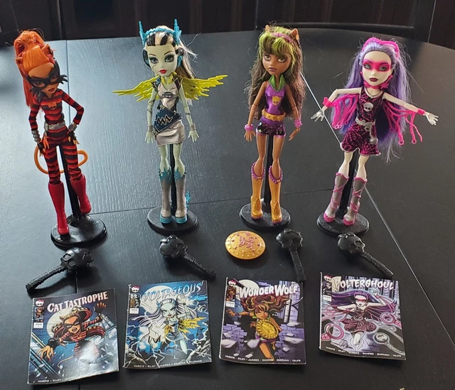 RARE MONSTER HIGH Power Ghouls [Complete Set] [Comic] [Super Hero] $150 ...