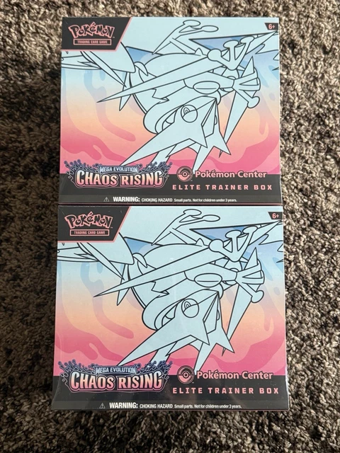 2POKÉMON TCG: MEGA Evolution - Chaos Rising Pokémon Center ETB Elite ...