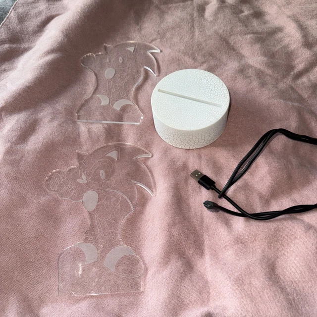 SONIC THE HEDGEHOG LED Lamp £17.21 - PicClick UK