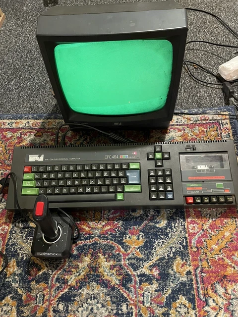 VINTAGE - AMSTRAD CPC 464 - Keyboard & Monitor + Joystick £59.99 ...