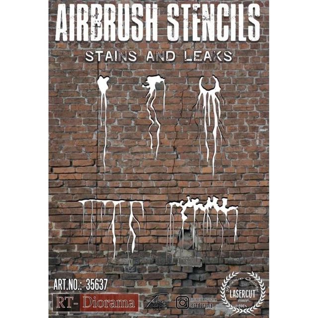 [FR] RT-DIORAMA 1/35 Stencil: Stains and Leaks - RTD35637 EUR 8,39 ...