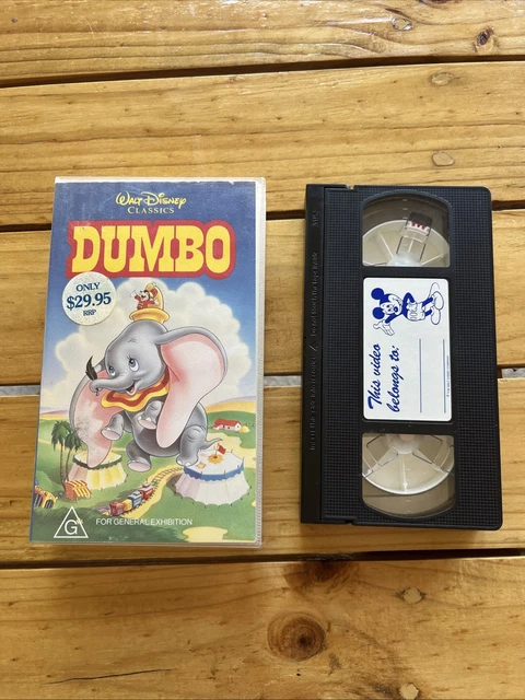 WALT DISNEY CLASSICS Dumbo VHS Video Tape $18.95 - PicClick AU