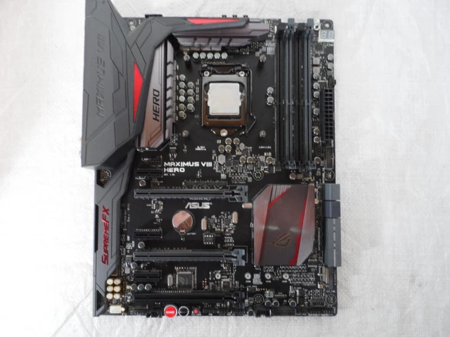 ASUS MAXIMUS VIII HERO Intel LGA 1151 ATX DDR4 Motherboard + core i7 ...
