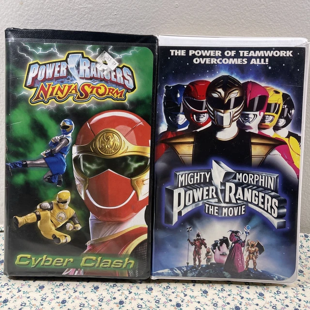 MIGHTY MORPHIN POWER Rangers: The Movie (VHS) & Power Rangers Ninja ...