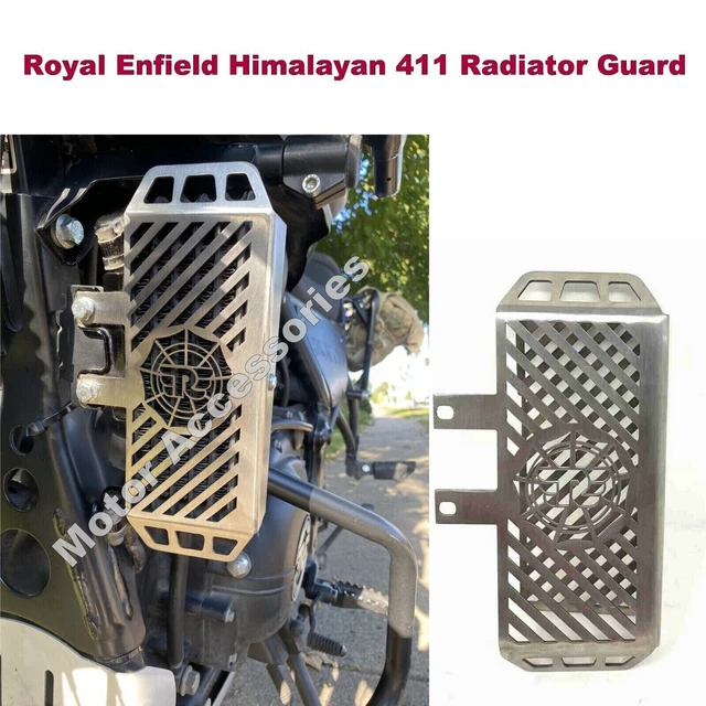 ROYAL ENFIELD HIMALAYAN 411 Radiator Guard Oil Cooler Guard Stainless ...