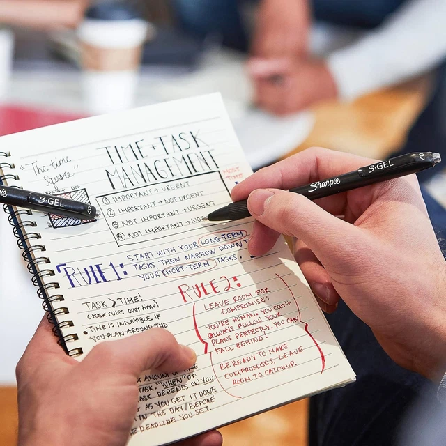 SHARPIE S-GEL RETRACTABLE 0.7 mm Gel Pen, Black (Pack of 8) $19.89 ...