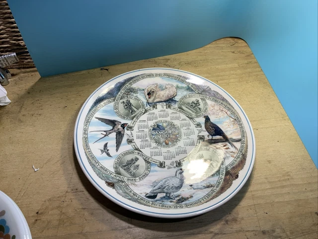 WEDGWOOD CALENDAR PLATE Seasons Birds 2003 £6.00 - PicClick UK