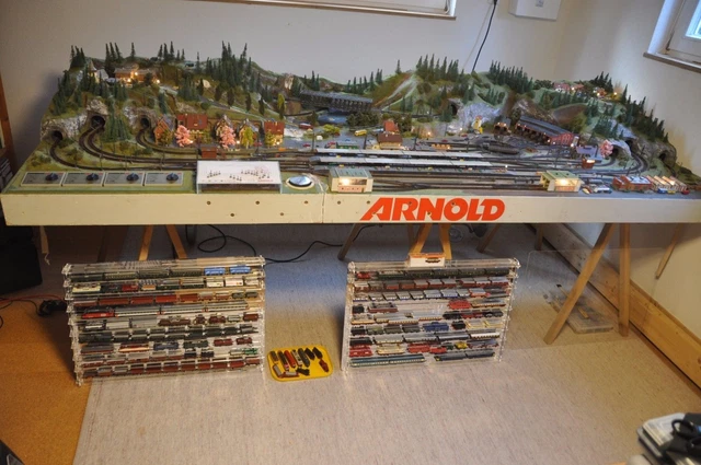 SPUR N ARNOLD Modelleisenbahn Anlage EUR 999,00 - PicClick DE