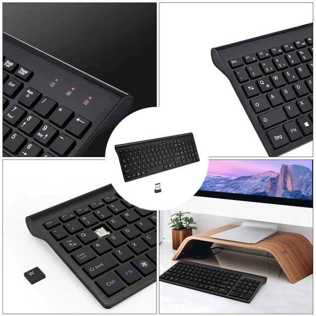 TABLET WIRELESS KEYBOARD Mute Wireless Keyboard Pc Keyboard Usb ...