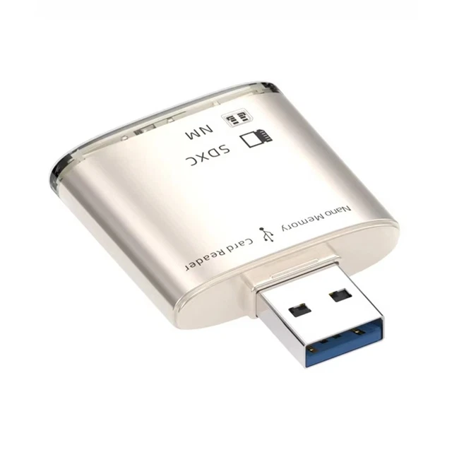 USB 3.0 KARTENLESER 8GB-128GB SD SDXC für NM Nano Speicherkarte ...