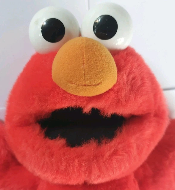 PELUCHE POUPÉE PARLANTE Elmo 1998 Tico Jim Henson Company Mattel EUR 21 ...